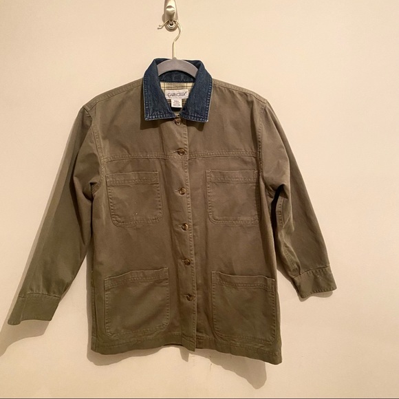 Cabin Creek | Jackets & Coats | Cabin Creek Mens Olive Green Shacket ...